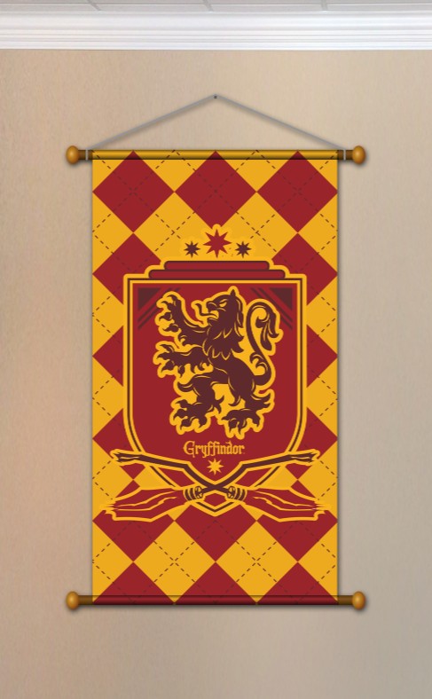 Bannière Harry Potter de la maison Gryffondor 33 po x 16 po – Lecompte ...