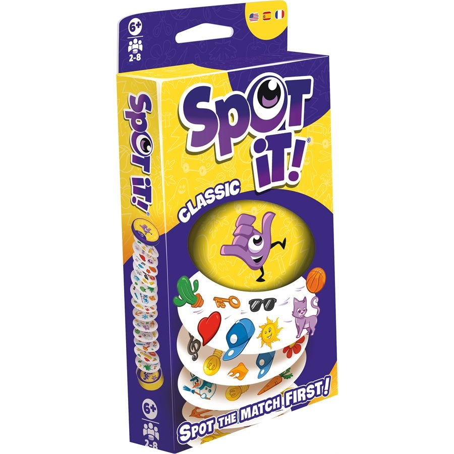 Jeu Spot it! Classique (2 à 8 joueurs, 6 ans et +) – Lecompte maison et ...