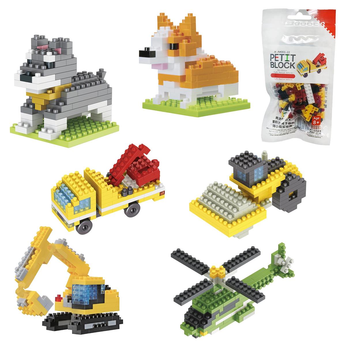 Petit Block mini blocs de construction chien ou véhicule – Lecompte ...