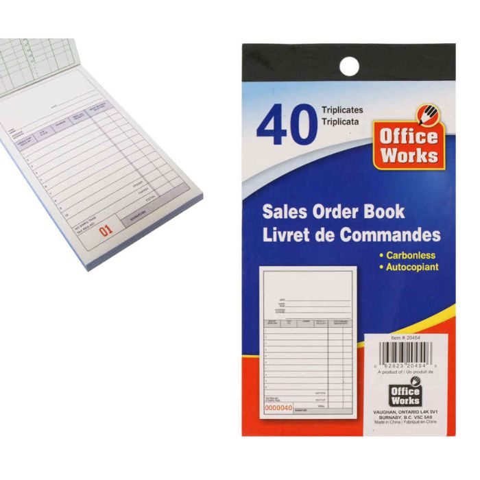 Livret de bon de commande avec triplicata (paquet de 40) – Lecompte ...