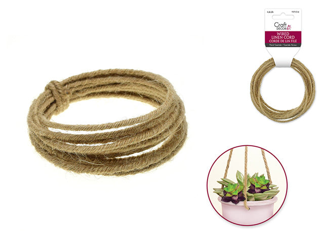 Corde en lin filé 1,6 mm x 3 m naturel – Lecompte maison et style de vie