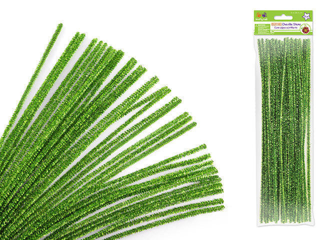Cure-pipe 30 cm x 6 mm vert métallique (paquet de 35) – Lecompte maison ...