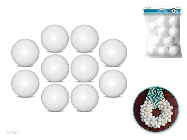 Boule en styromousse 1,85 po (paquet de 10) – Lecompte maison et style ...