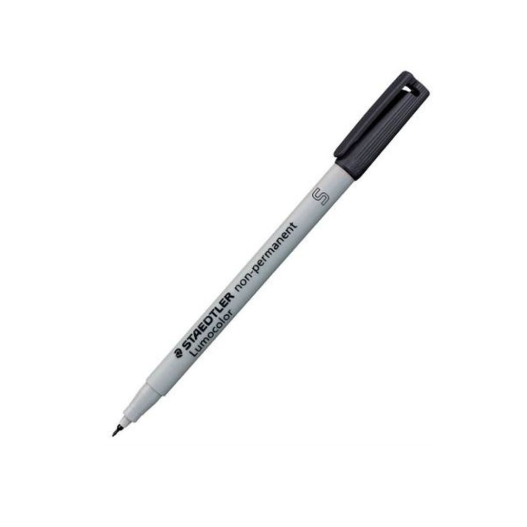 Crayon non permanent pointe super fine Staedtler Lumocolor noir ...