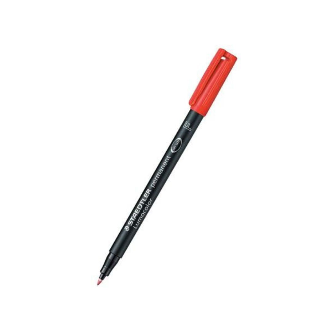 Crayon permanent pointe fine Staedtler Lumocolor rouge – Lecompte ...