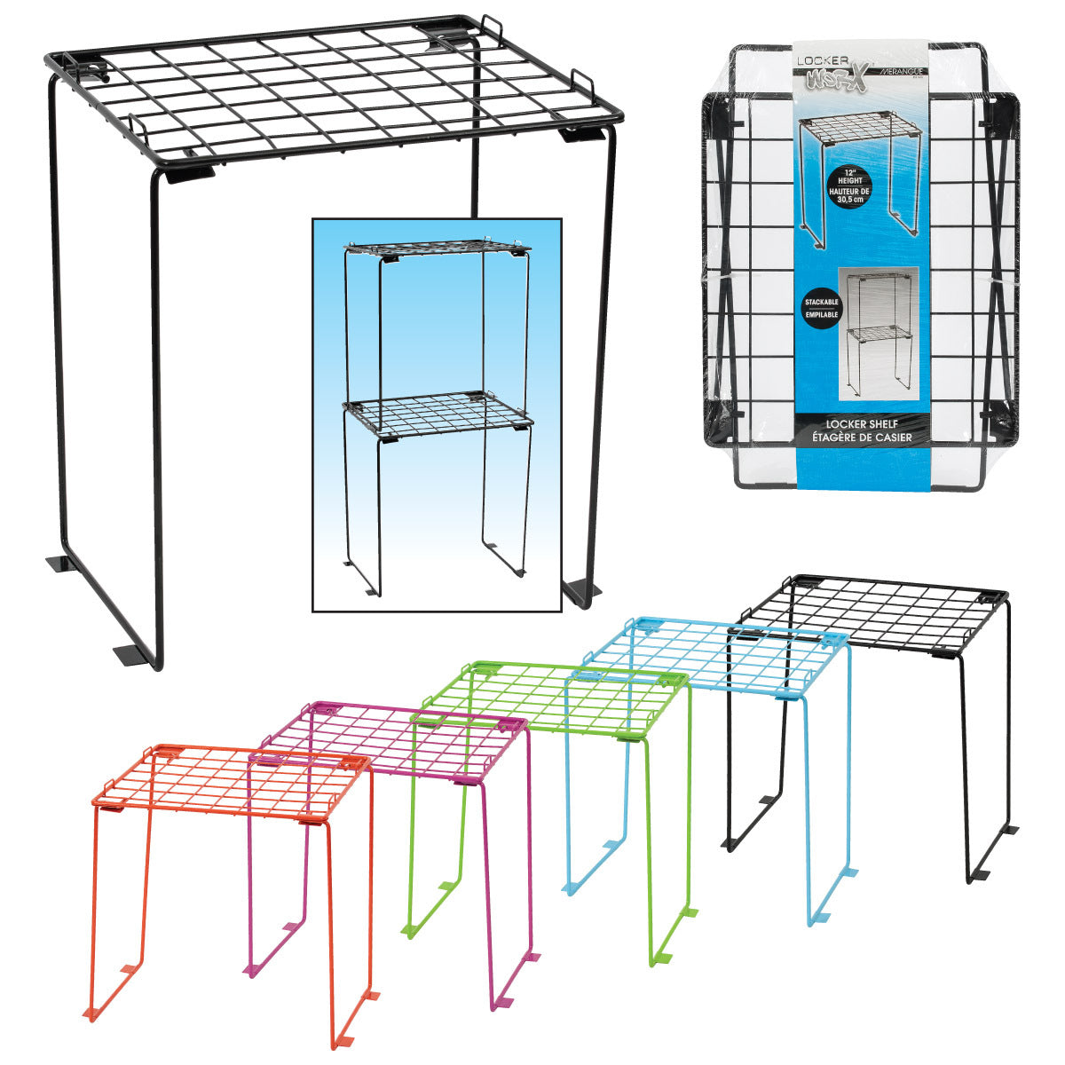 Tablette en métal ajustable pour casier 11 po à 14 po – Lecompte maison ...