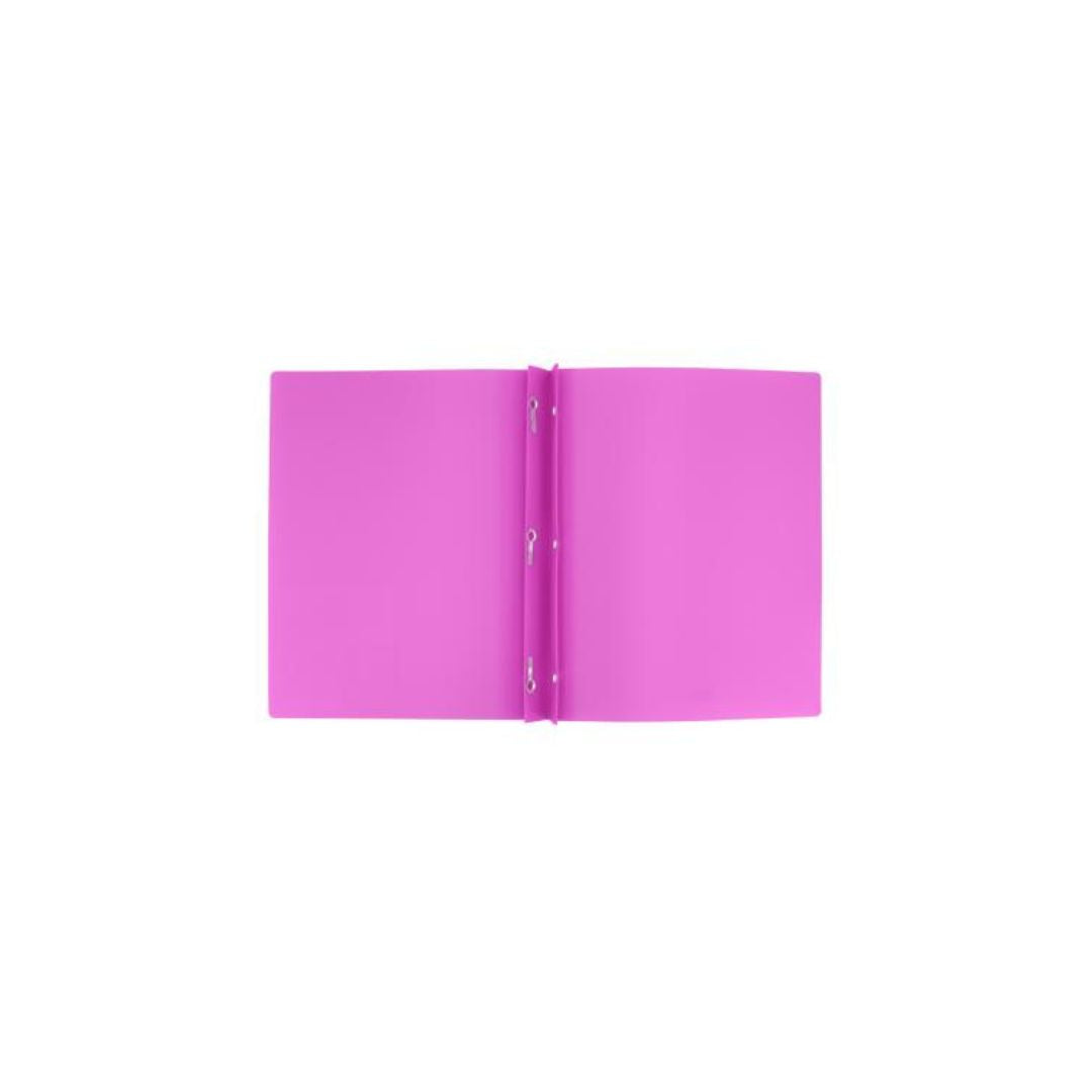 Duo-tang en plastique opaque mauve – Lecompte maison et style de vie