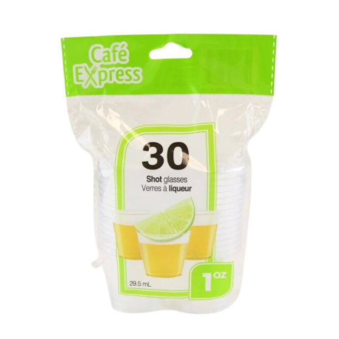 Verre à shooter jetable 1 oz (paquet de 30) – Lecompte maison et style ...