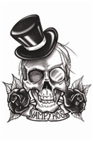 Tatouage crâne de vampire – Lecompte maison et style de vie