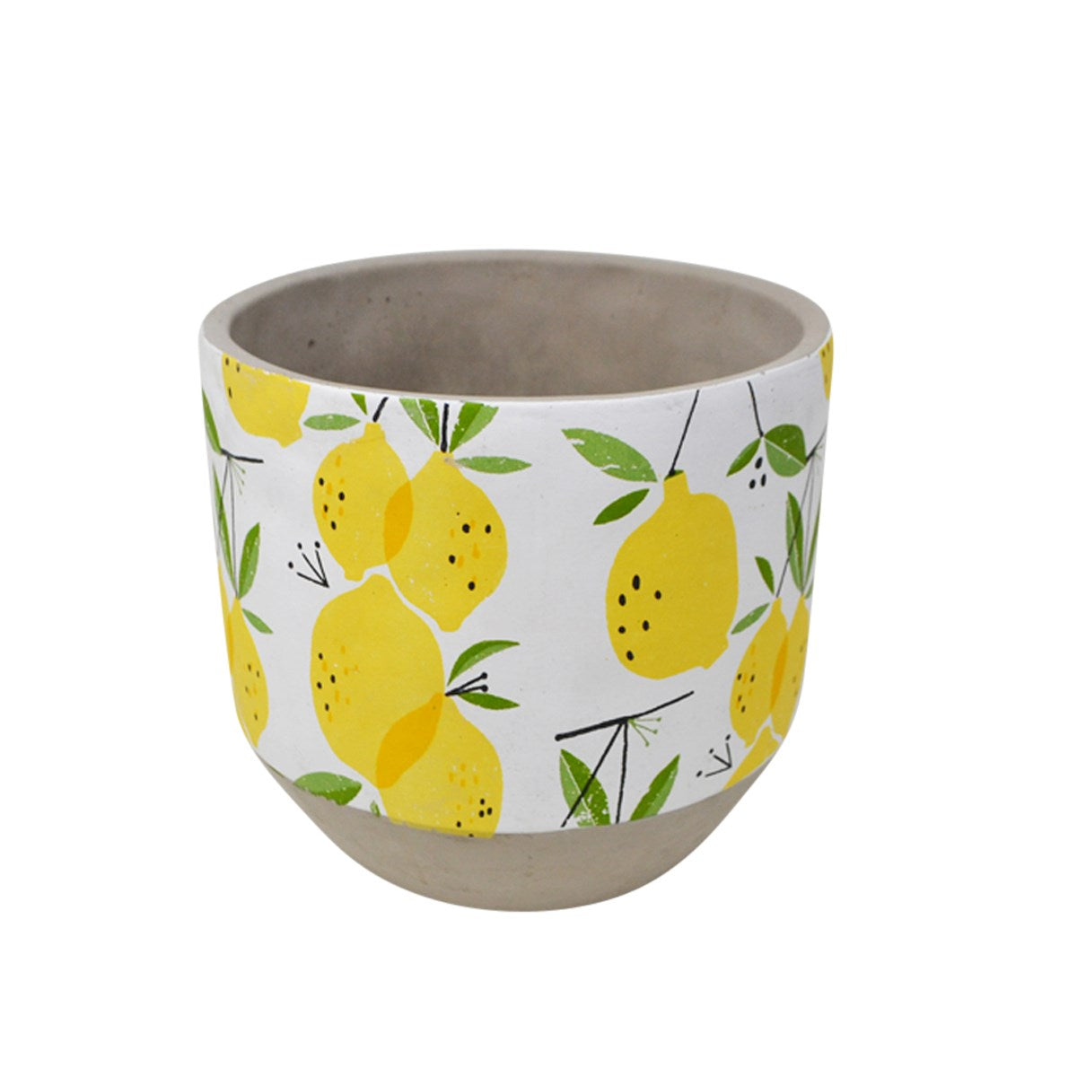 Pot 8 po motif de citrons – Lecompte maison et style de vie