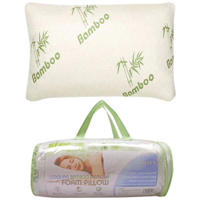 Oreiller en bambou mousse mémoire queen – Lecompte maison et style de vie