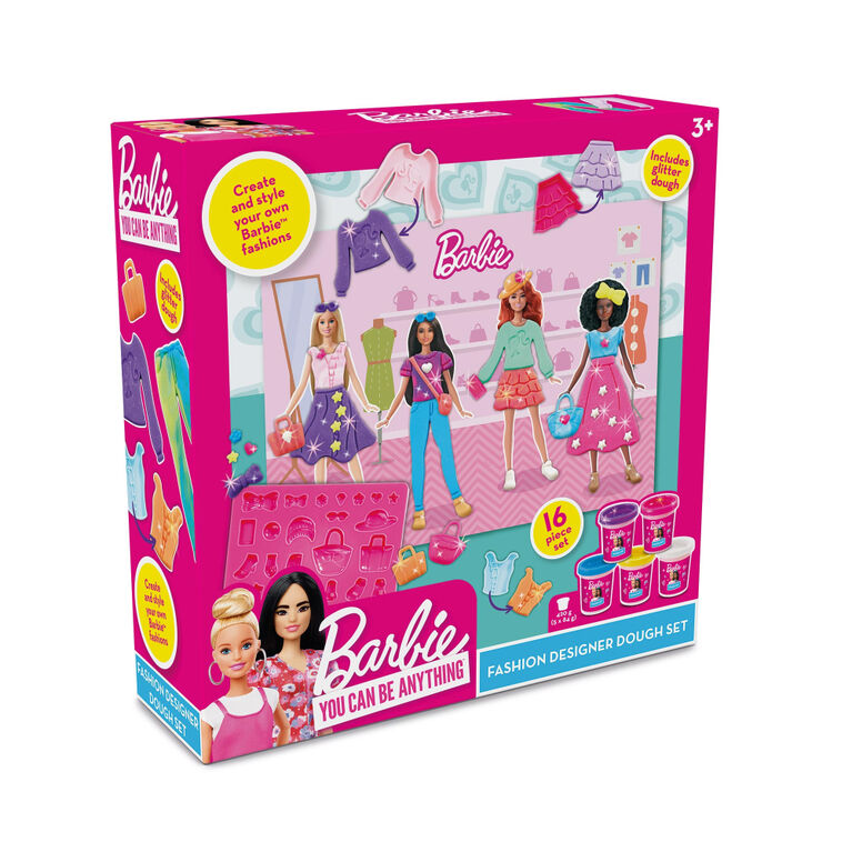 Ensemble de pâte à modeler et accessoires Barbie (3 ans et plus ...