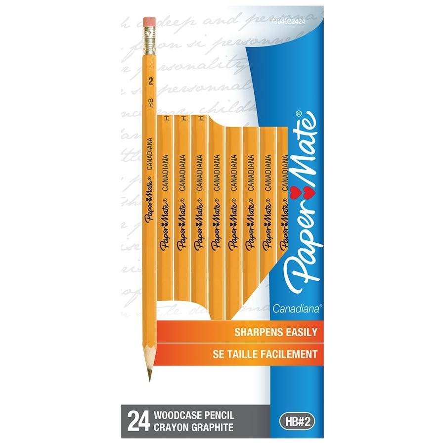 Crayon de plomb HB Papermate (boîte de 24) – Lecompte maison et style ...